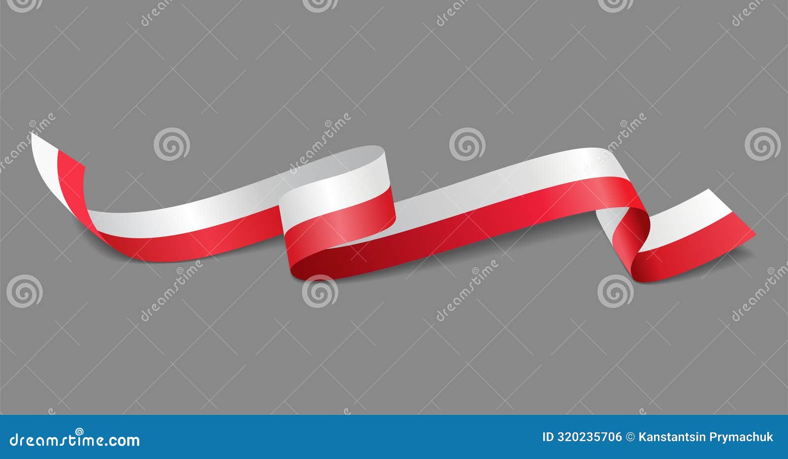 Polish Flag Wavy Abstract Background. Vector Illustration. Stock Vector ...