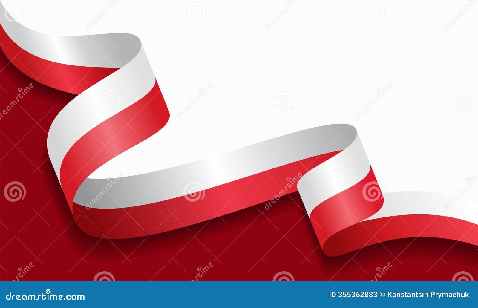 Polish Flag Wavy Abstract Background. Vector Illustration. Stock Vector ...