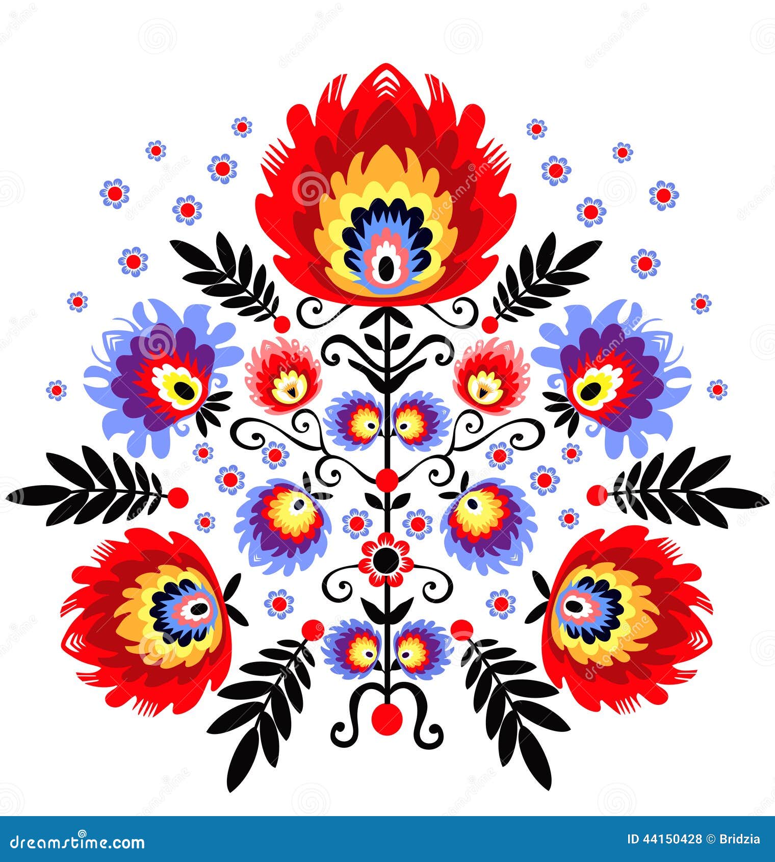 Polish folk - inspiration stock vector. Illustration of decorative ...