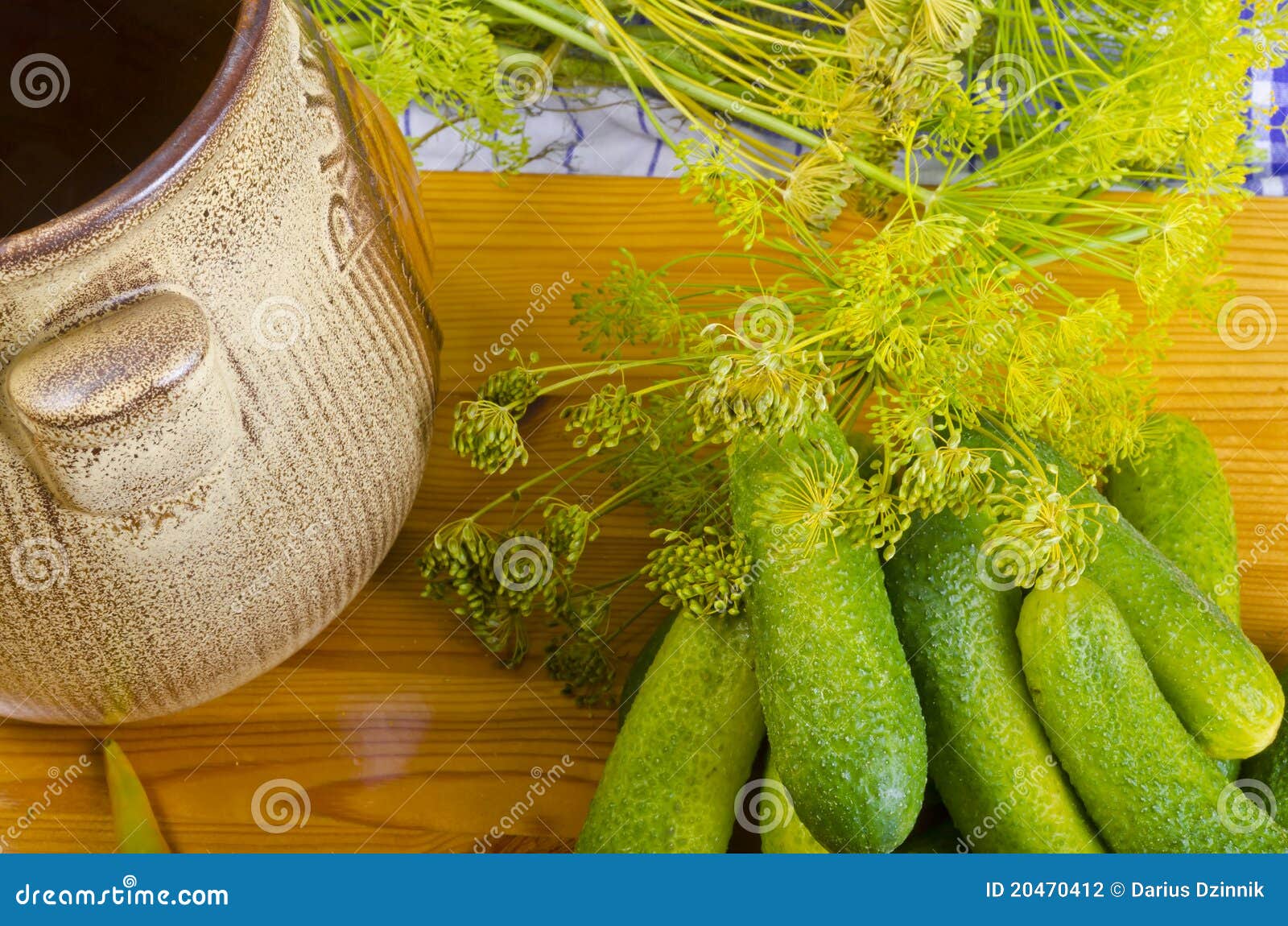 Polish Garlic Cucumbers (ingredients) Stock Photo - Image of meal ...