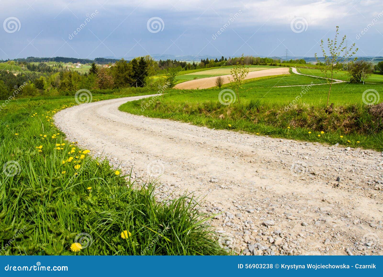 Polish landscape stock photo. Image of travel, spring - 56903238