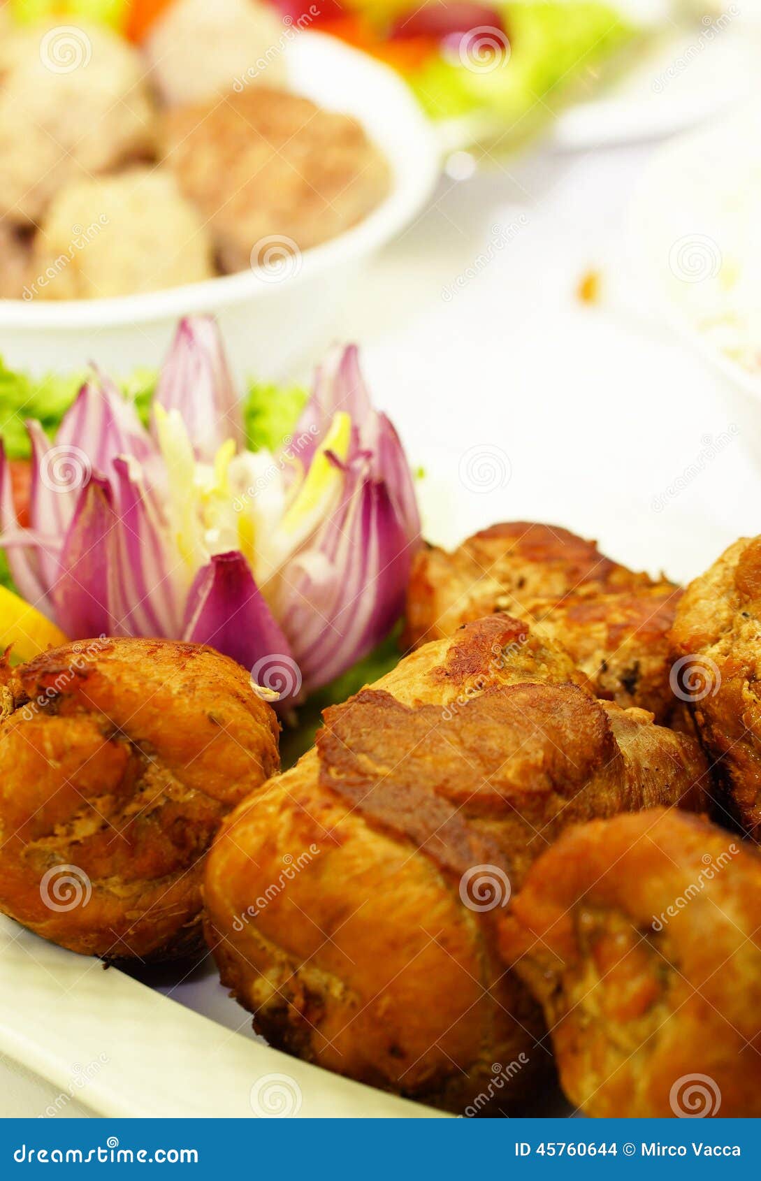 Polish meat rolls stock photo. Image of pork, dish, table - 45760644