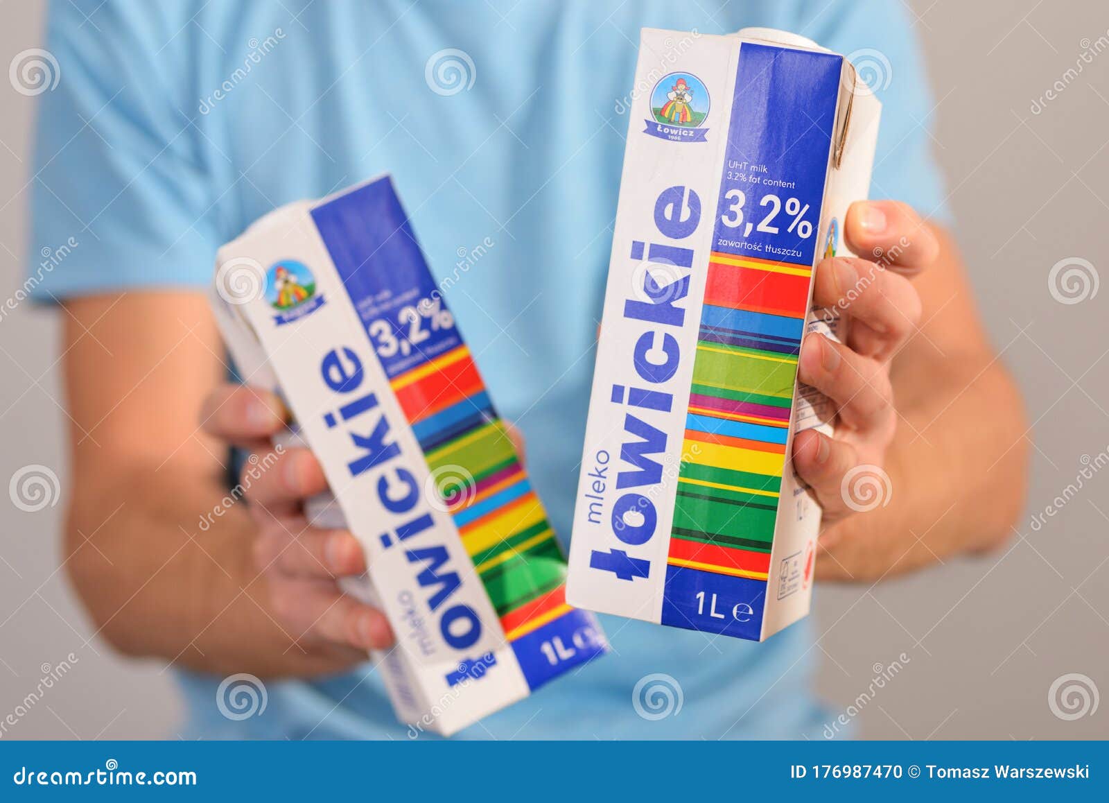 Polish milk. editorial image. Image of liter, drink - 176987470