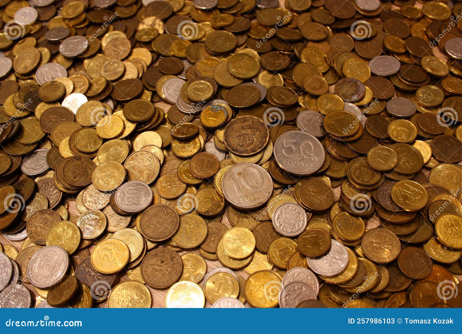 Polish Money Coins Background Stock Image - Image of planning, finance ...