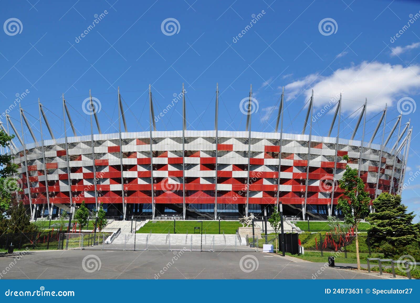 Polish National Stadium editorial photo. Image of warsaw - 24873631