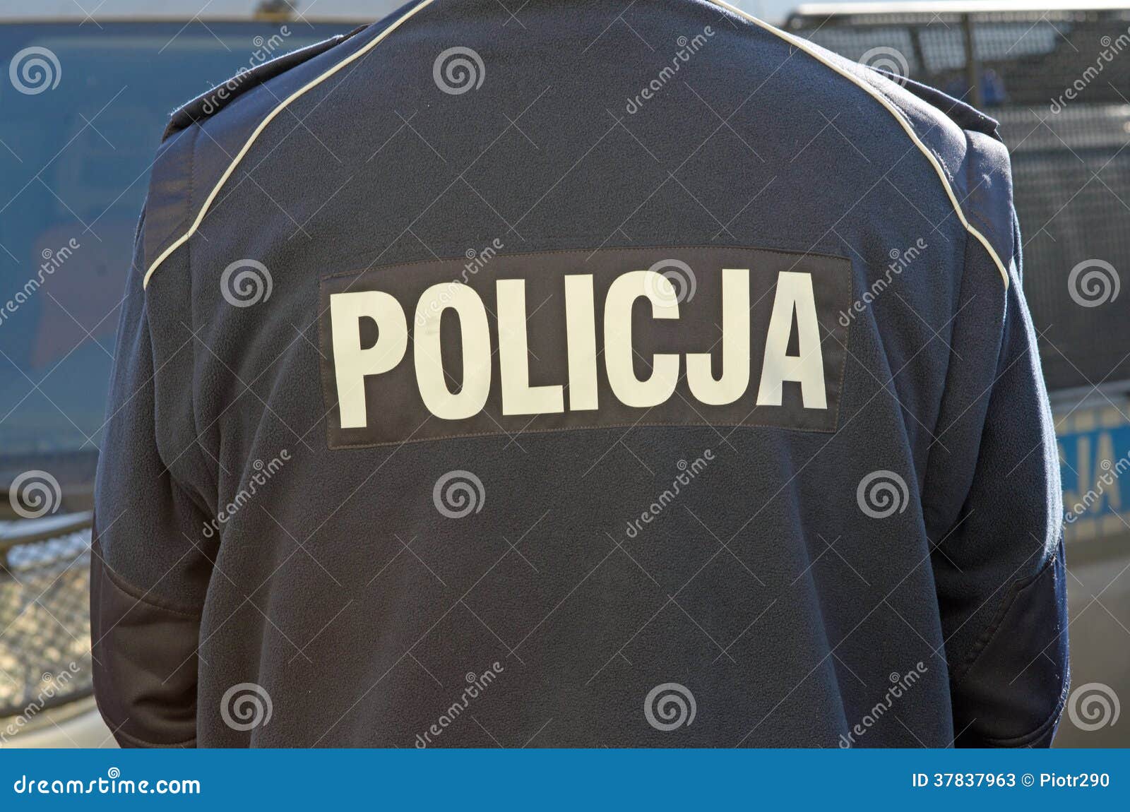 Polish Police sign stock image. Image of protect, official - 37837963