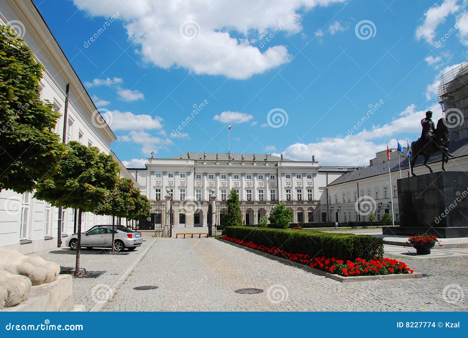 Polish presidential palace stock photo. Image of palace - 8227774
