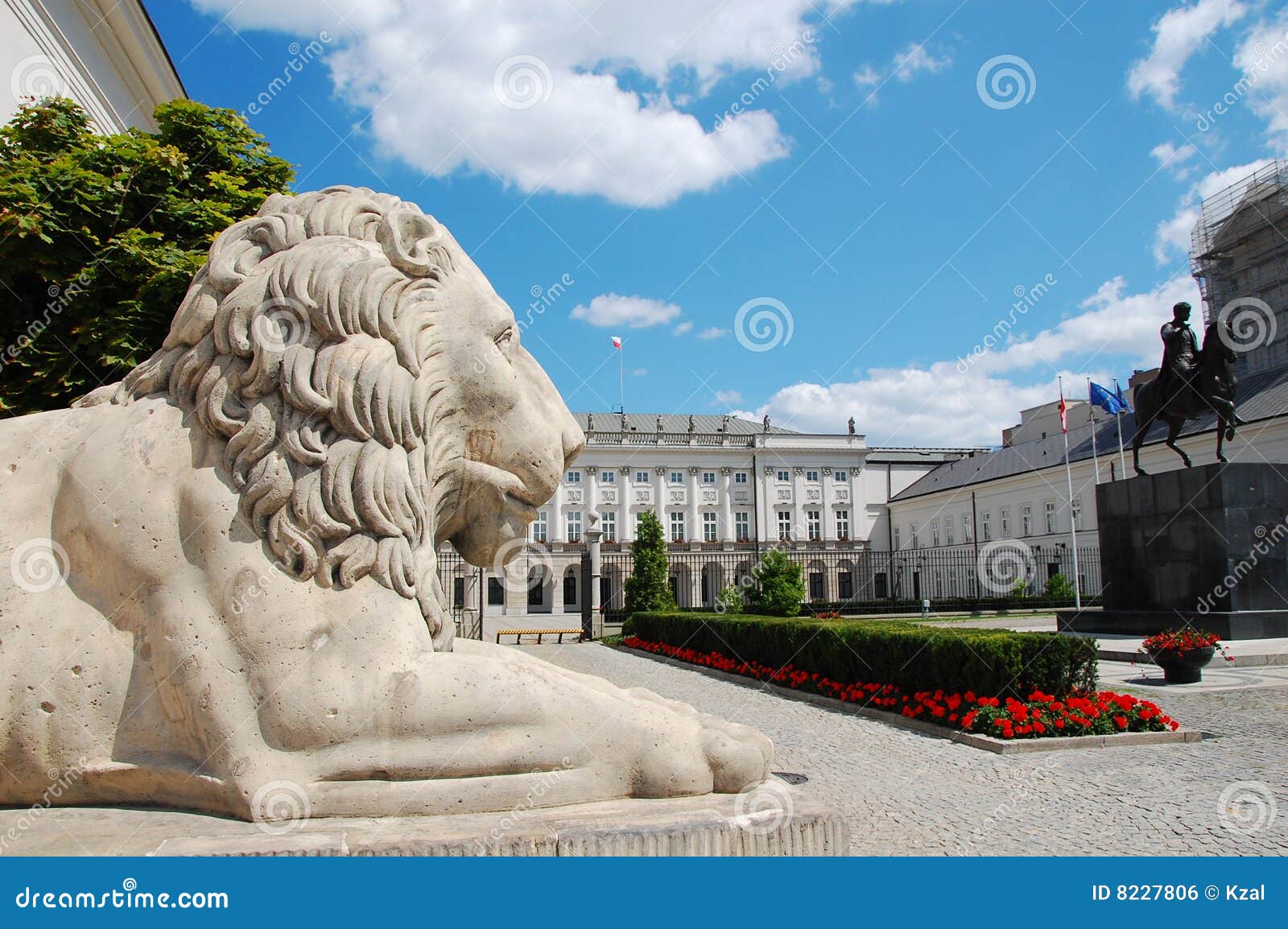 Polish presidential palace stock photo. Image of government - 8227806