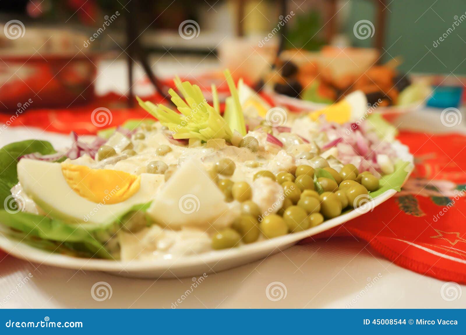 Polish salad stock photo. Image of vitamines, vegetables - 45008544