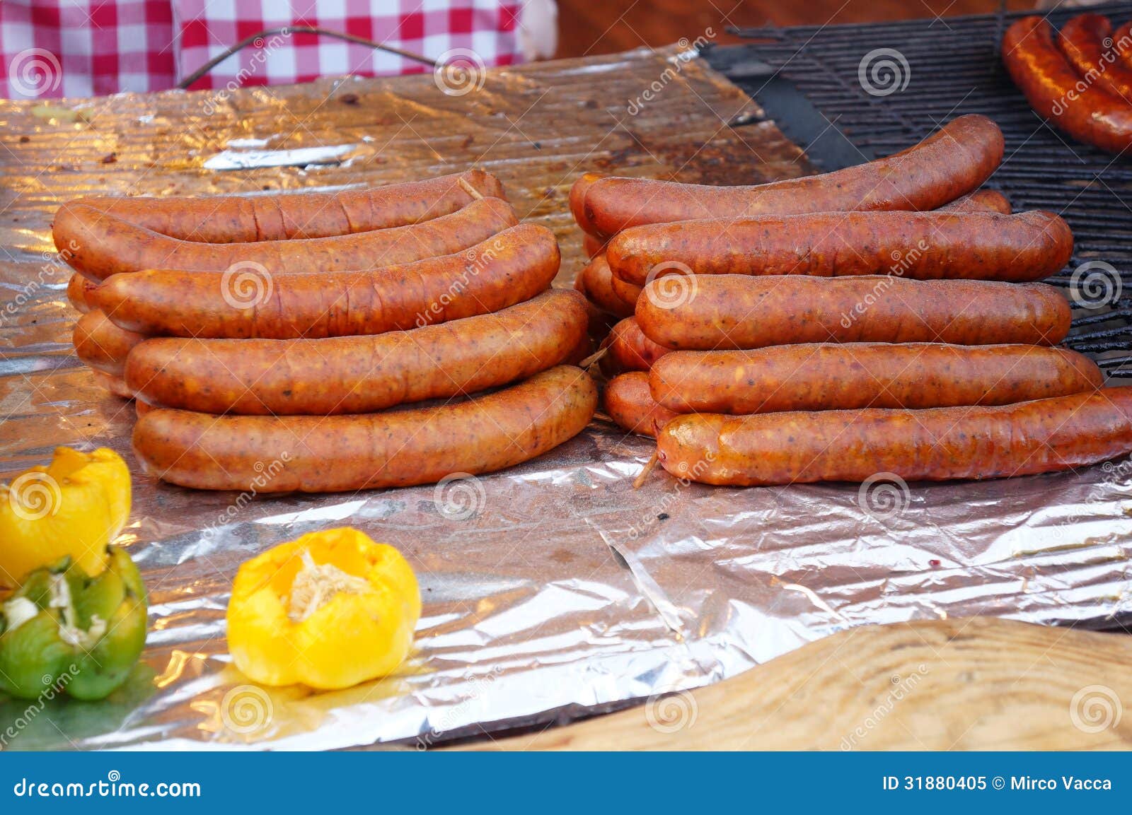 Polish sausages stock image. Image of sausage, barbecue - 31880405