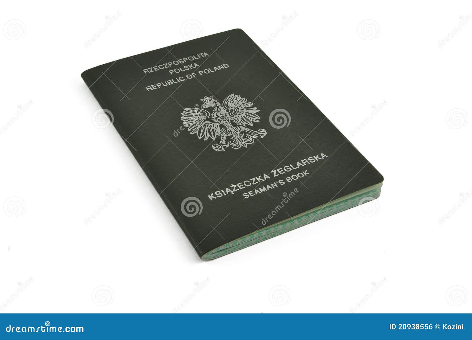Polish seaman s book stock photo. Image of embassy, border - 20938556