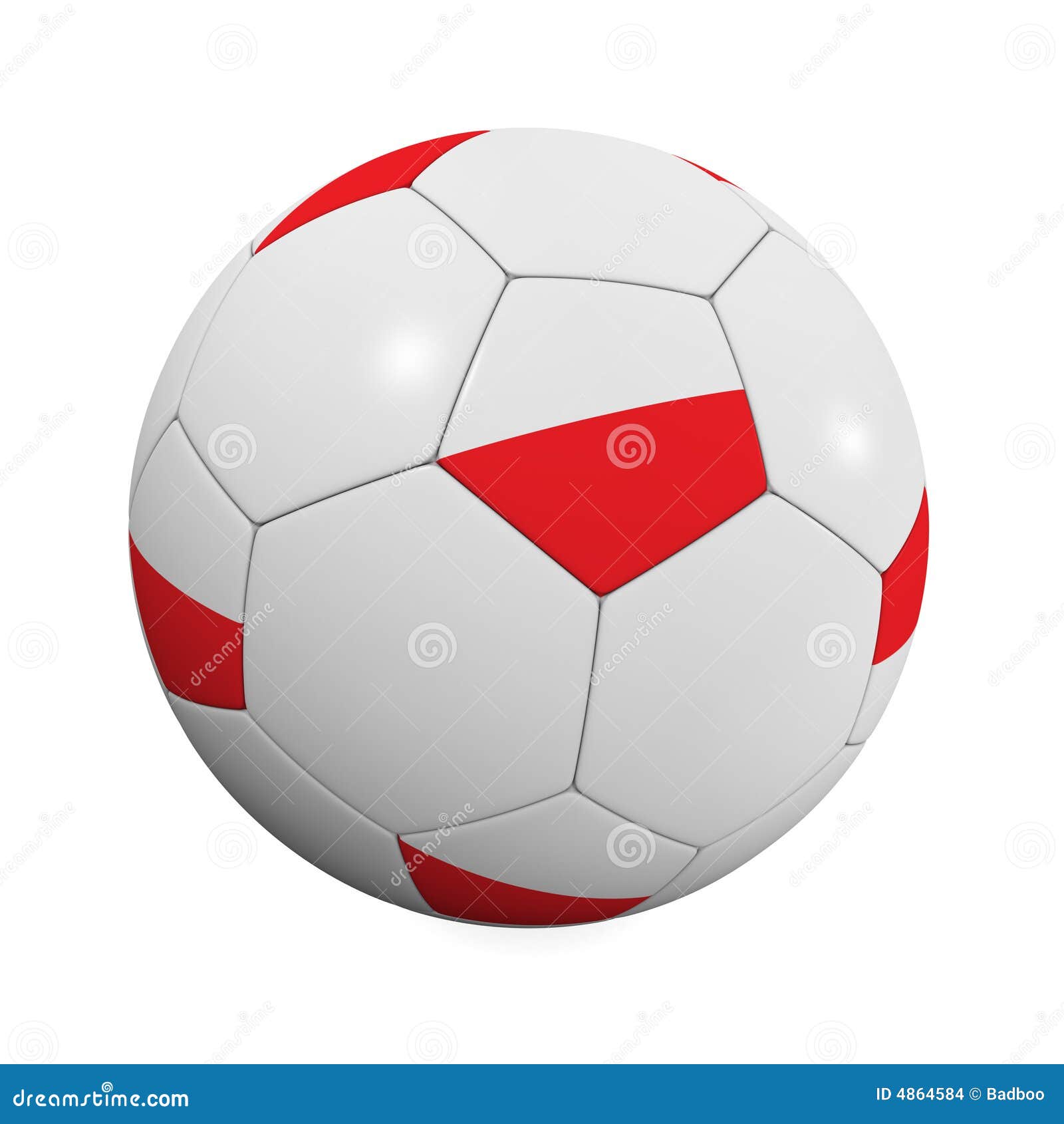 Polish Soccer Ball stock illustration. Illustration of nationality ...