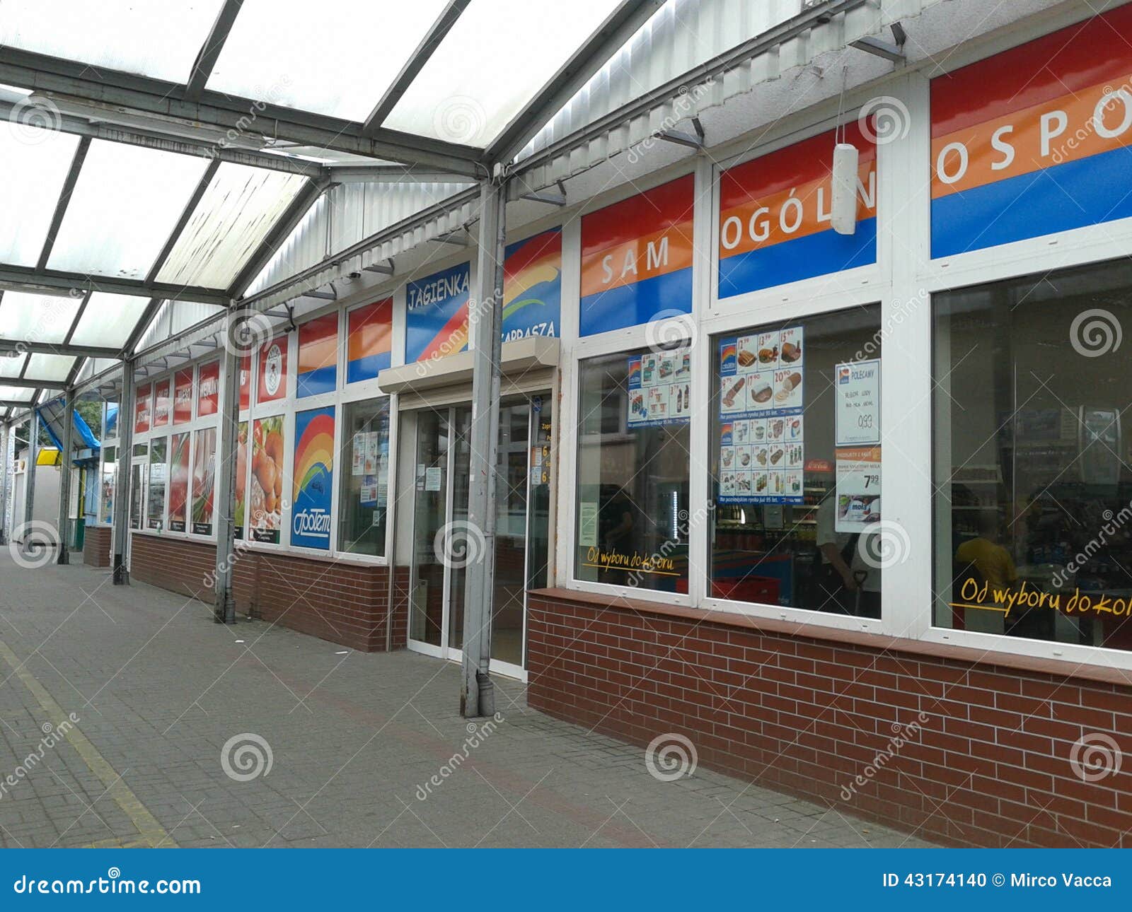 Polish supermarket editorial image. Image of commercial - 43174140