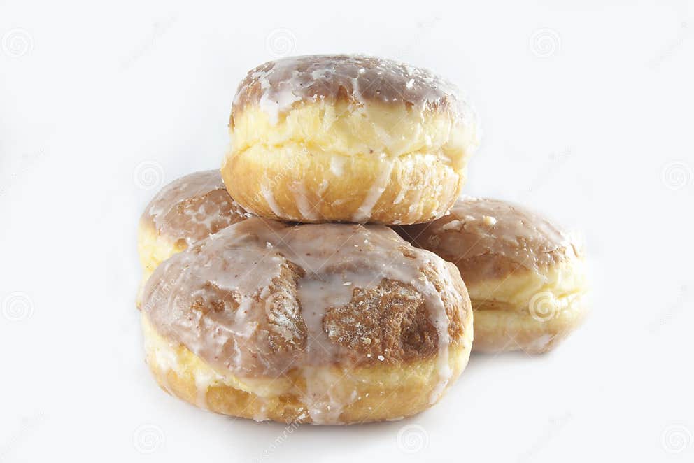 Polish Traditional Sweets Paczki Stock Image - Image of bake, doughnut ...