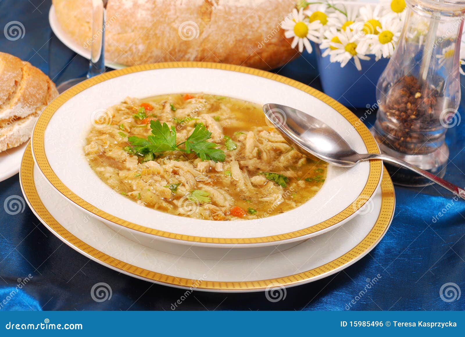 Polish tripe soup (flaki) stock photo. Image of cook - 15985496