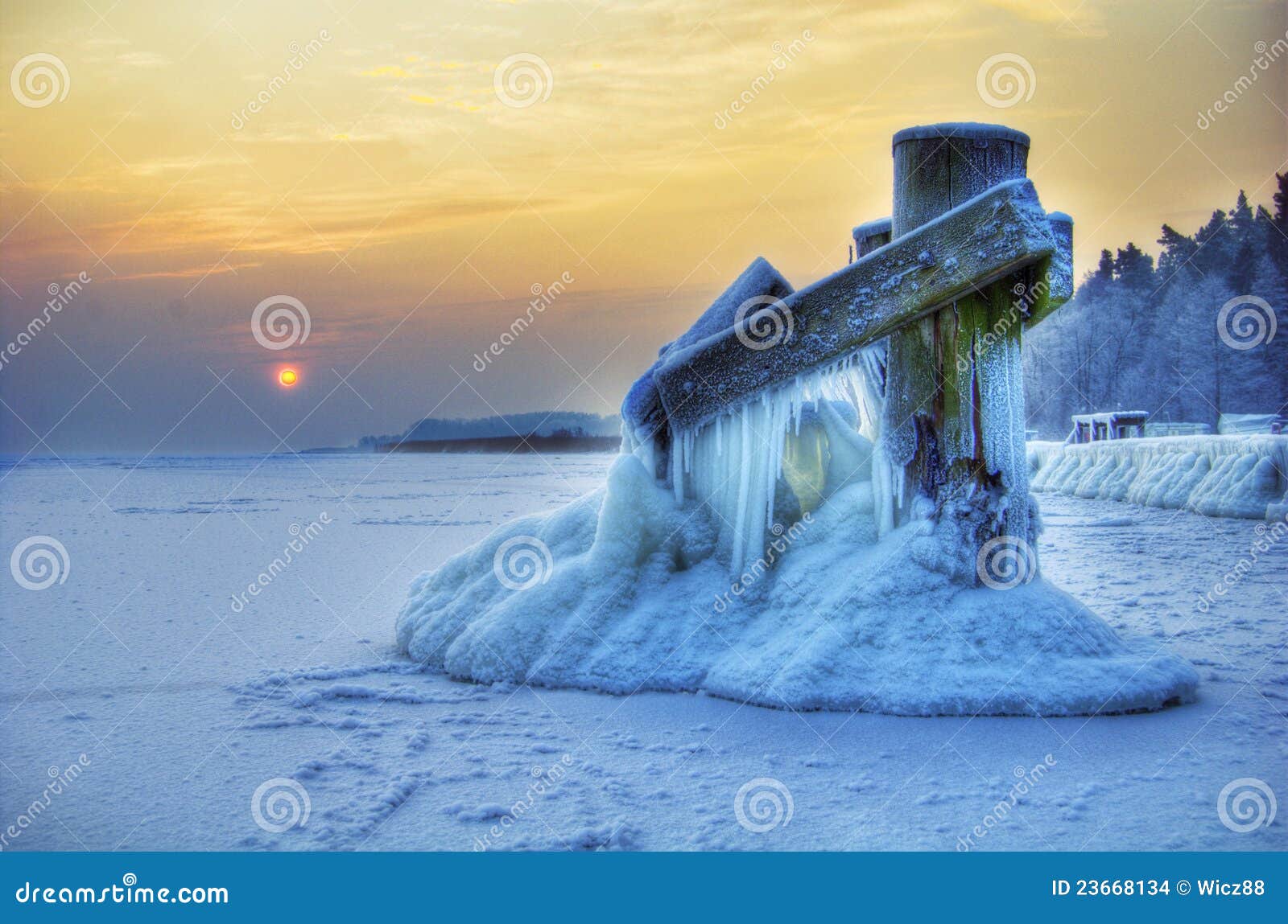 Polish Winter stock photo. Image of blue, nature, outdoor - 23668134