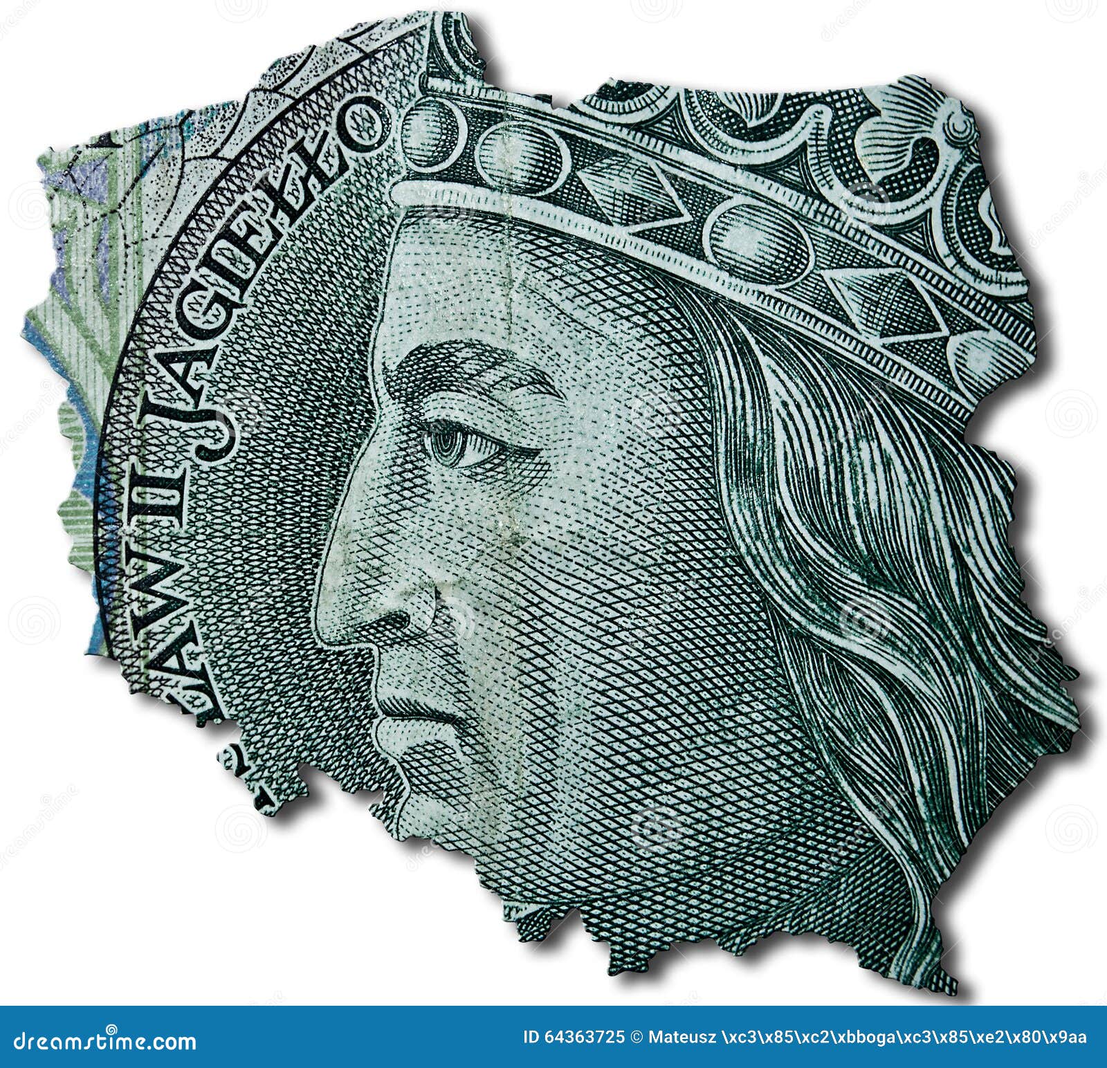 100 polish zloty or PLN. stock illustration. Illustration of financial ...