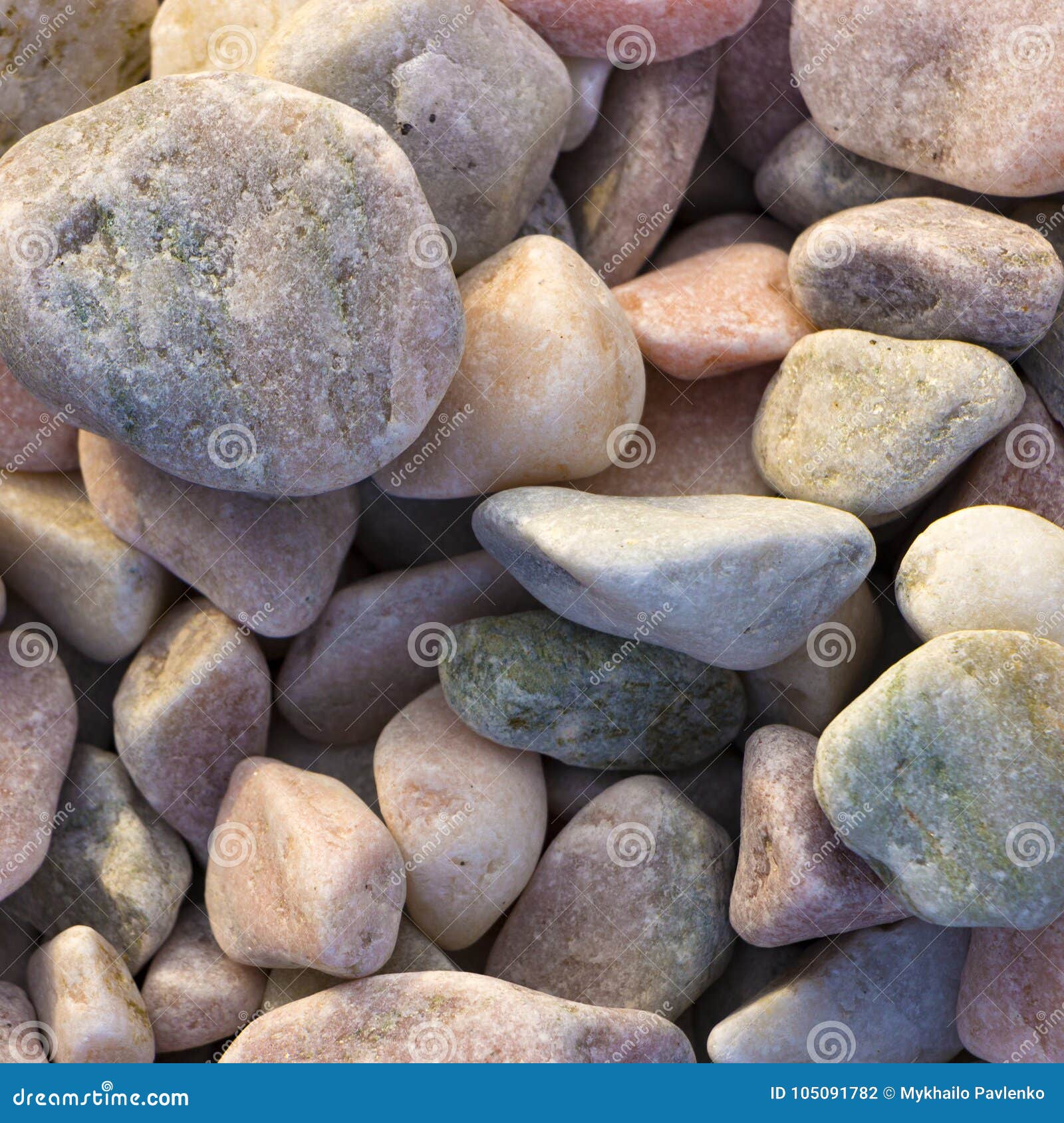 Polished Colored Marble Pebbles and Semi-precious Stones Background ...