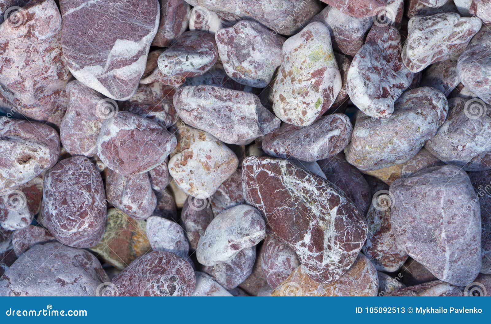 Polished Colored Marble Pebbles and Semi-precious Stones Background ...