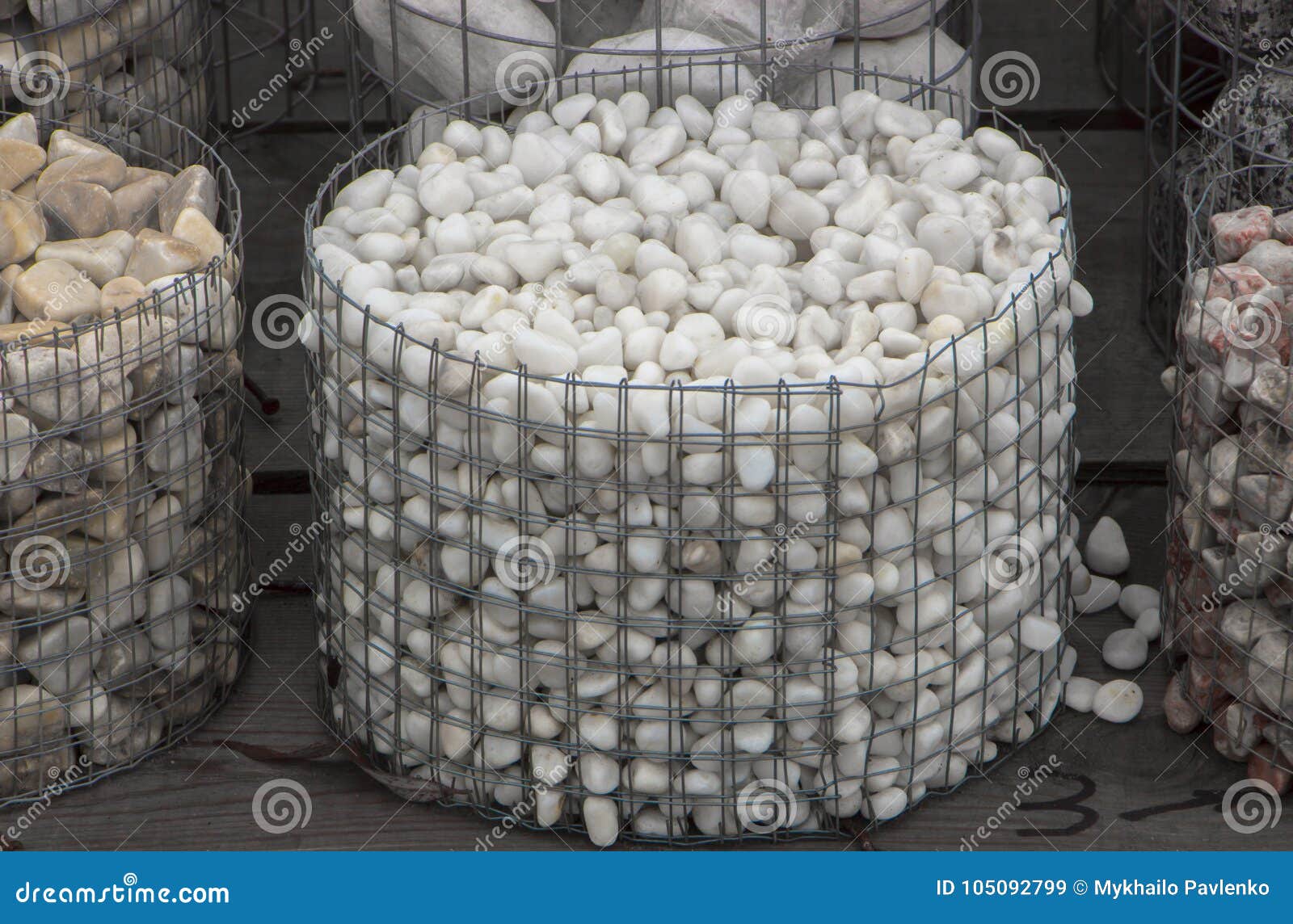 Polished Colored Marble Pebbles and Semi-precious Stones Background ...