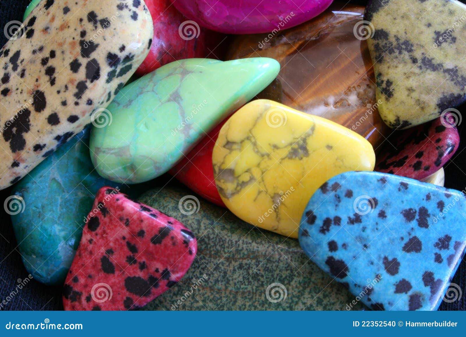 Polished Colored Stones Background Stock Photo - Image of colored ...