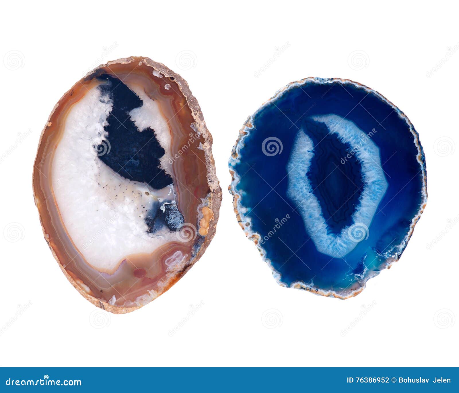Polished Colorful Agate Stones Stock Photo - Image of jewelry, stones ...