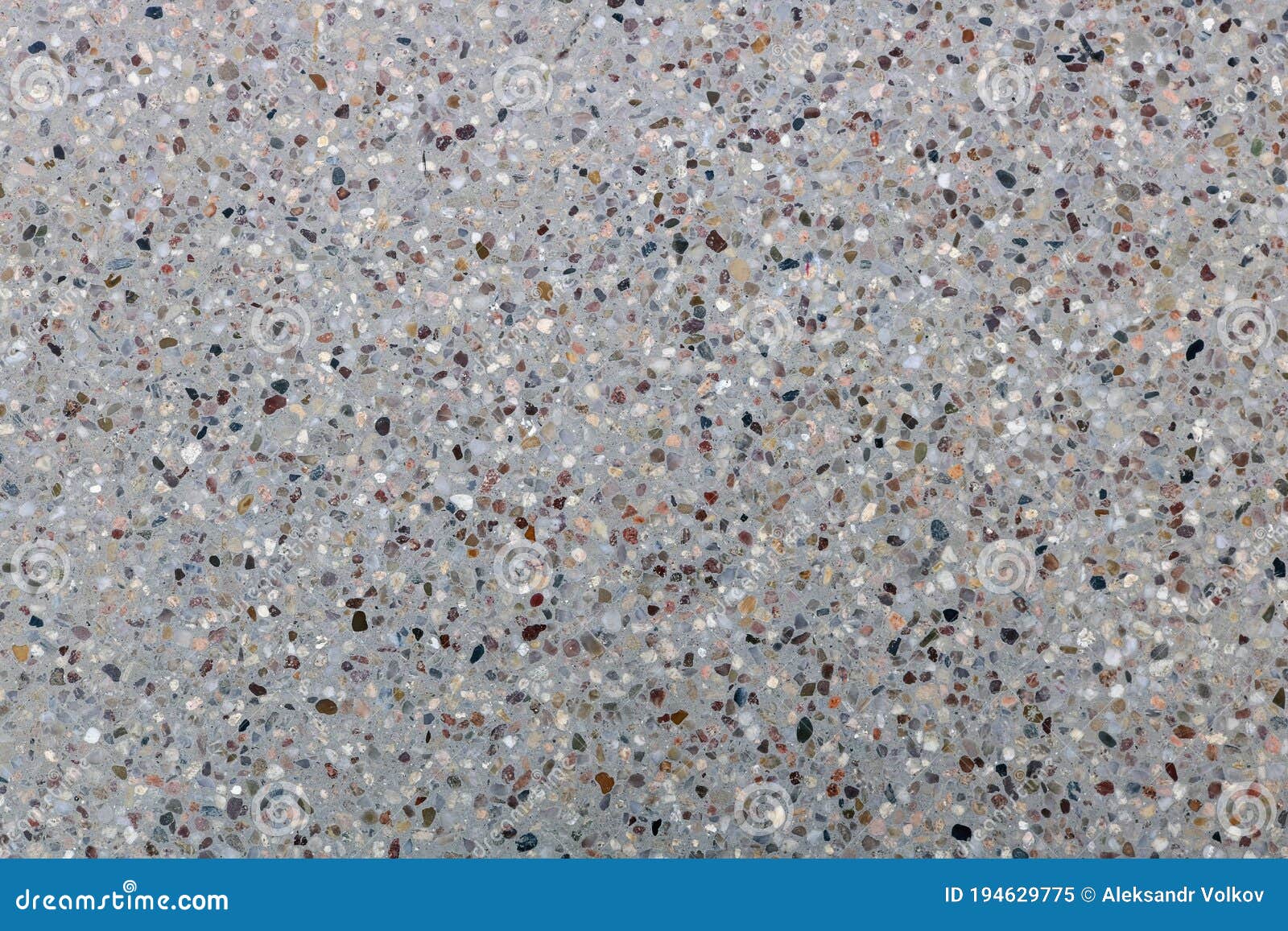 Polished Concrete with Small Gravel Texture Stock Image - Image of ...