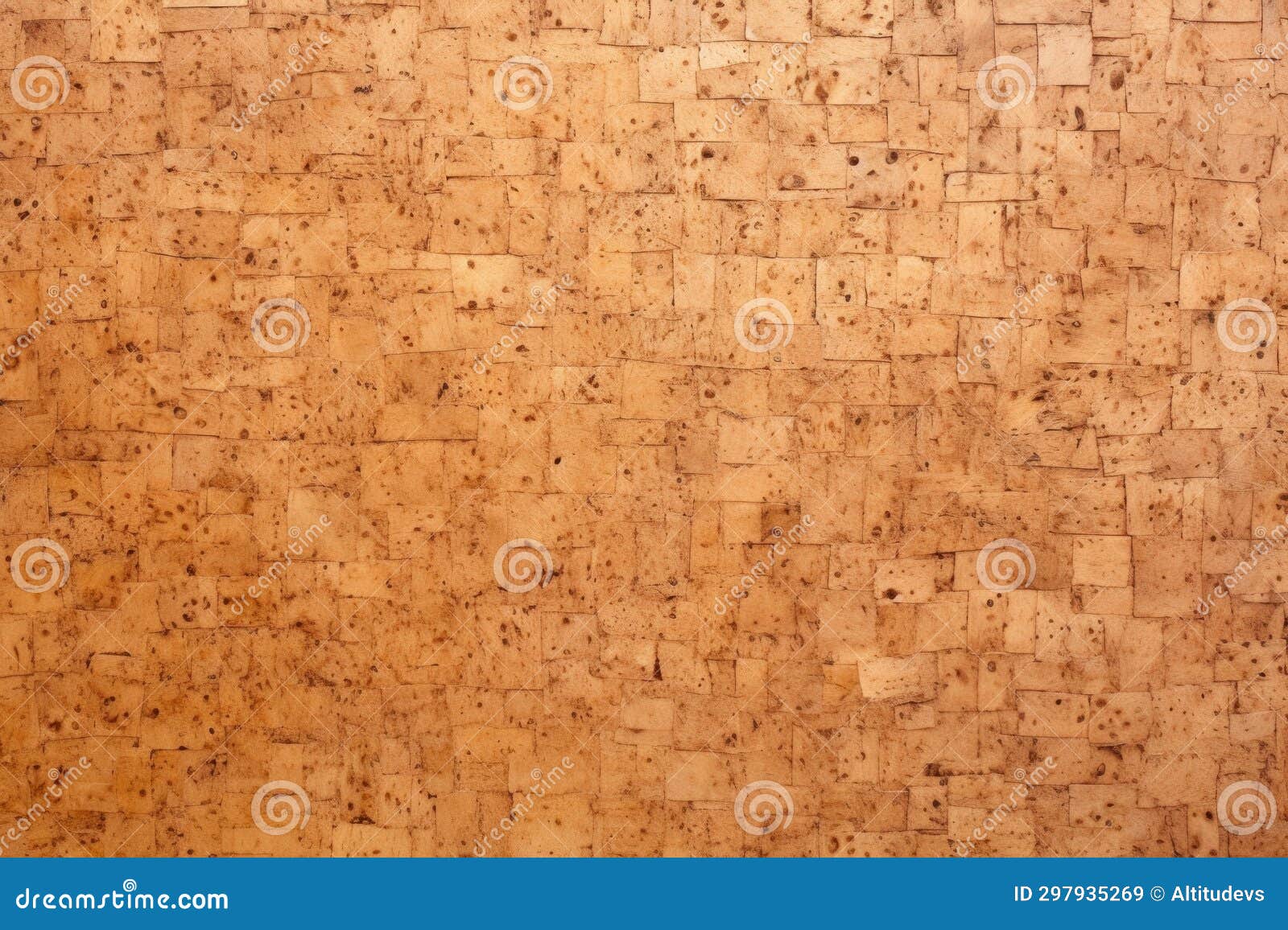 Polished cork tile texture stock image. Image of generated - 297935269