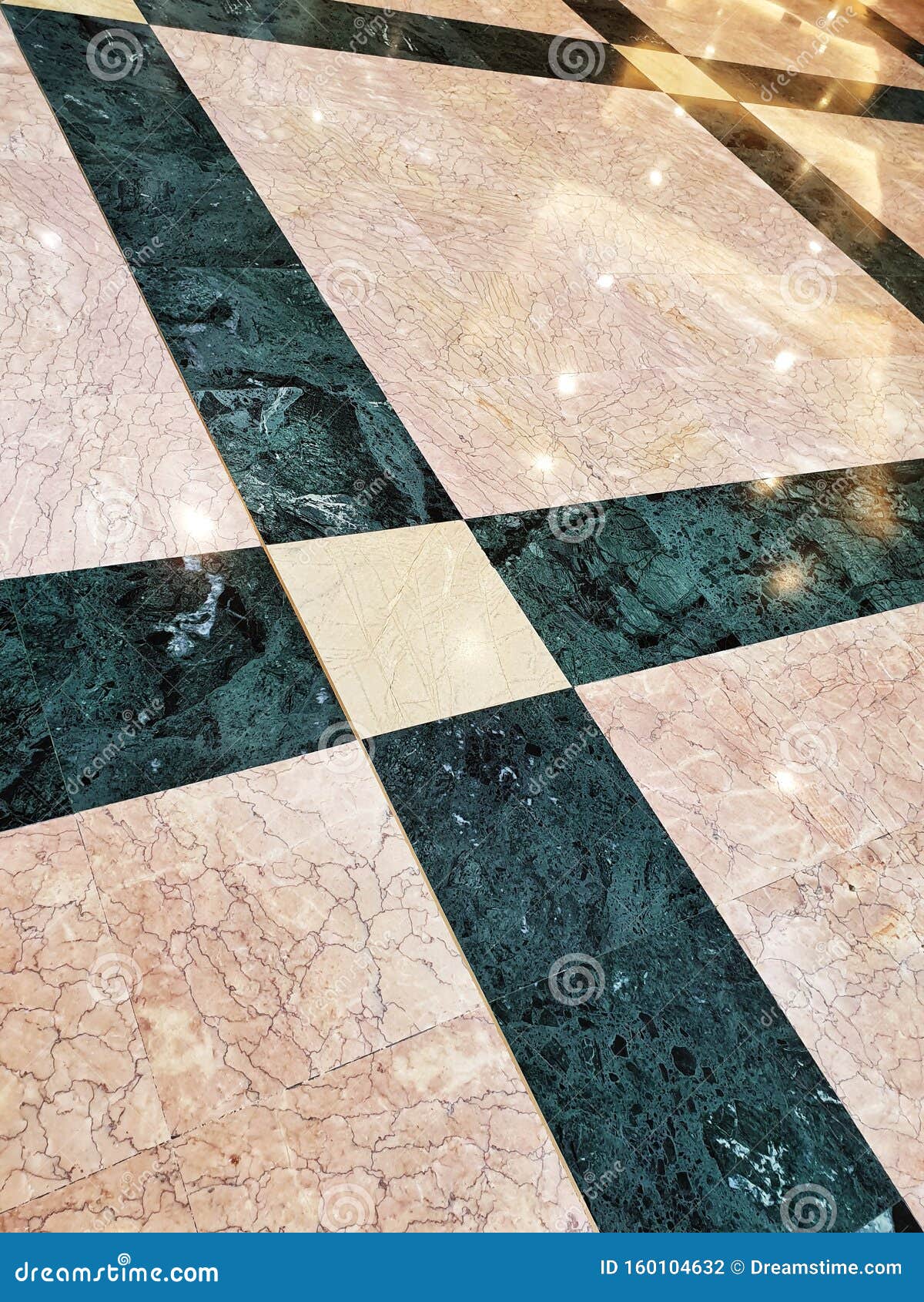 Polished Floor in Shopping Mall Stock Photo - Image of texture ...