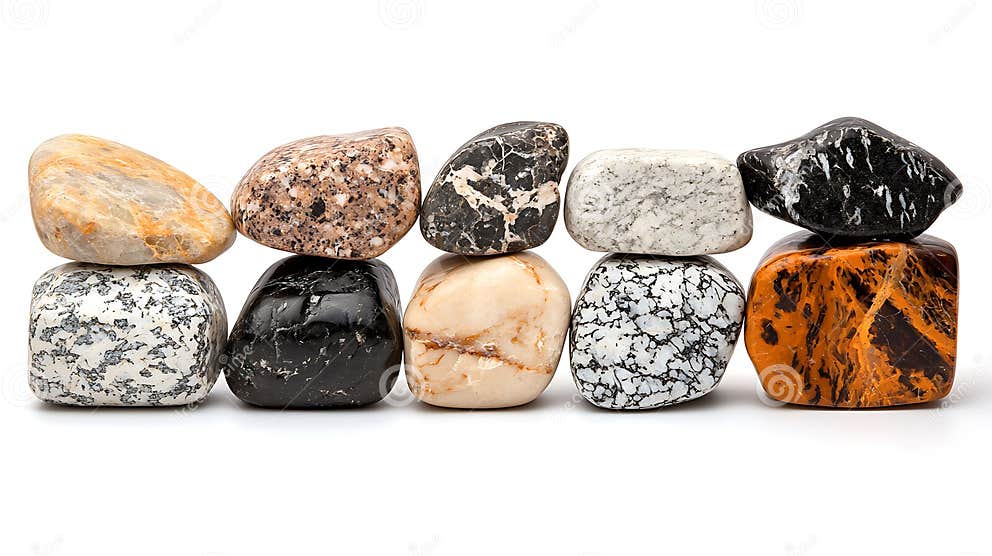 Polished Granite Countertop Stack Display Stock Illustration ...