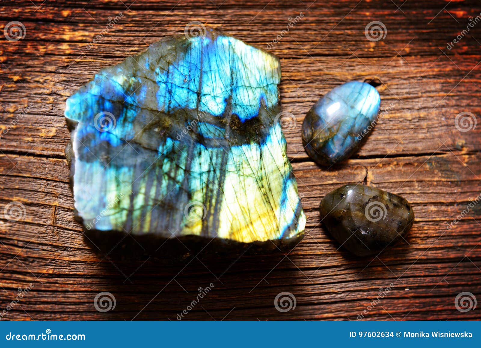 Polished Labradorite Crystals Stock Photo - Image of gemology, precious ...