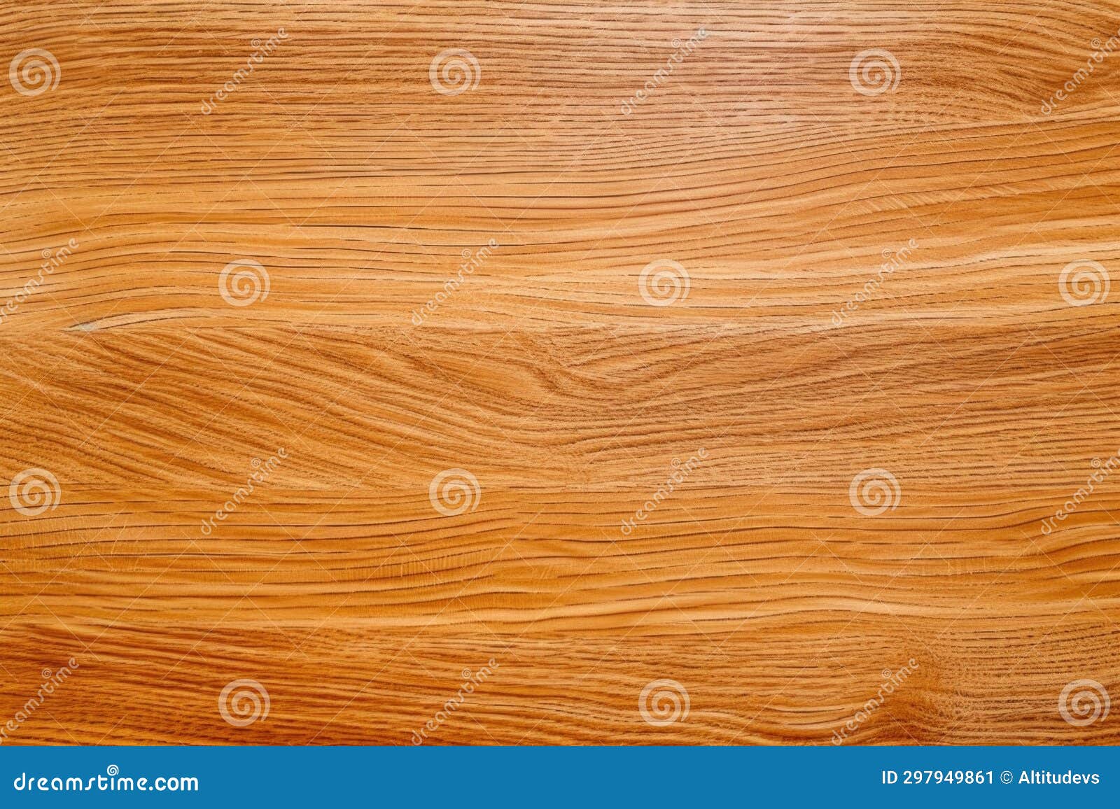 Polished Oak Timber with Clear Grain Patterns Stock Image - Image of ...