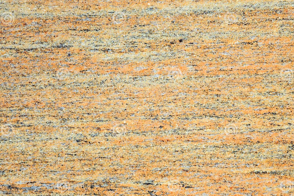 Polished Orange Grain Granite Stock Photo - Image of interior, black ...