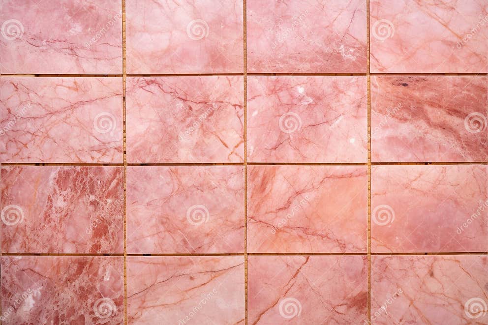 Polished pink marble tile stock photo. Image of covering - 297913914