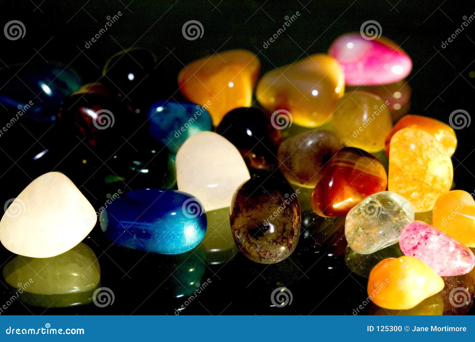 Polished Rock Collection stock photo. Image of marble, marblized - 125300