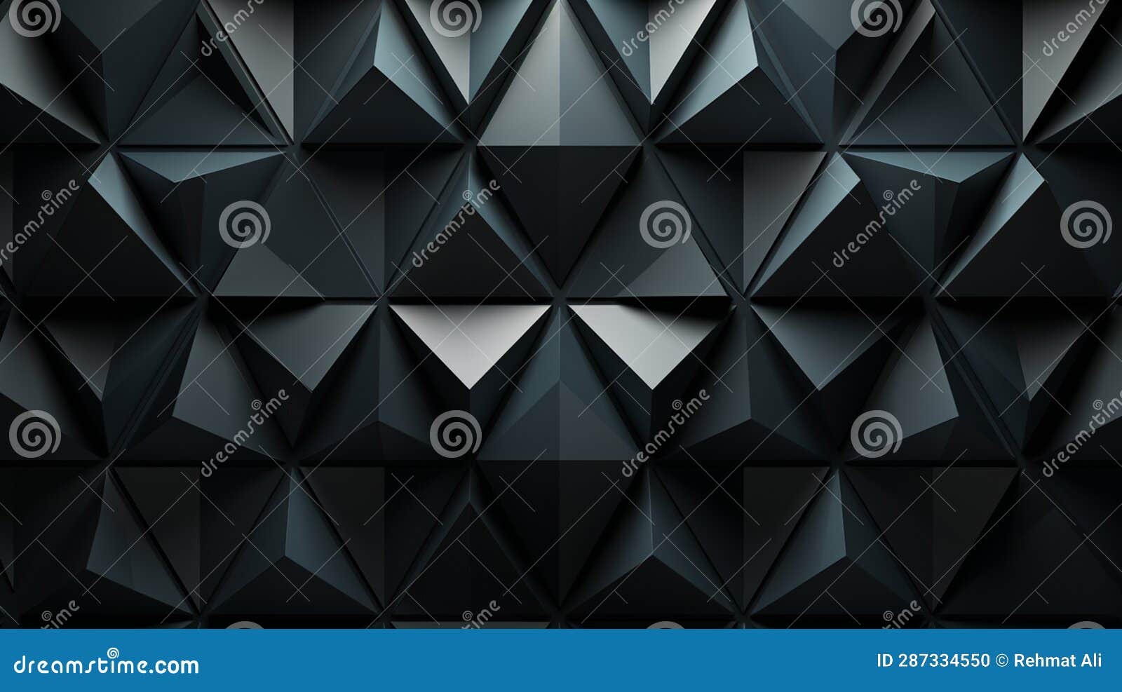 Polished, Semigloss Wall Background with Tiles. Triangular, Tile ...
