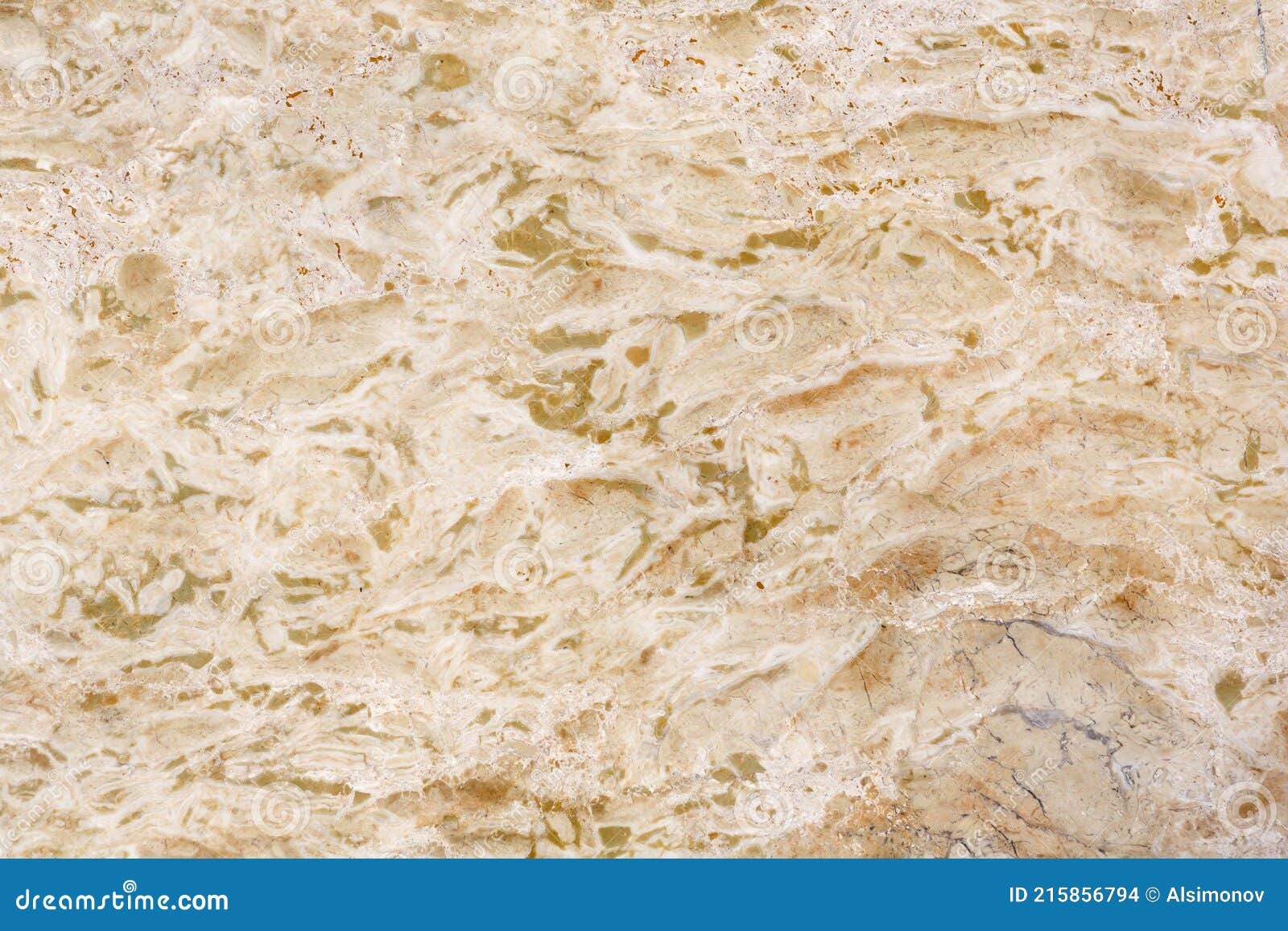 Polished Surface Of Beautiful Sand-colored Travertine. Background Image ...