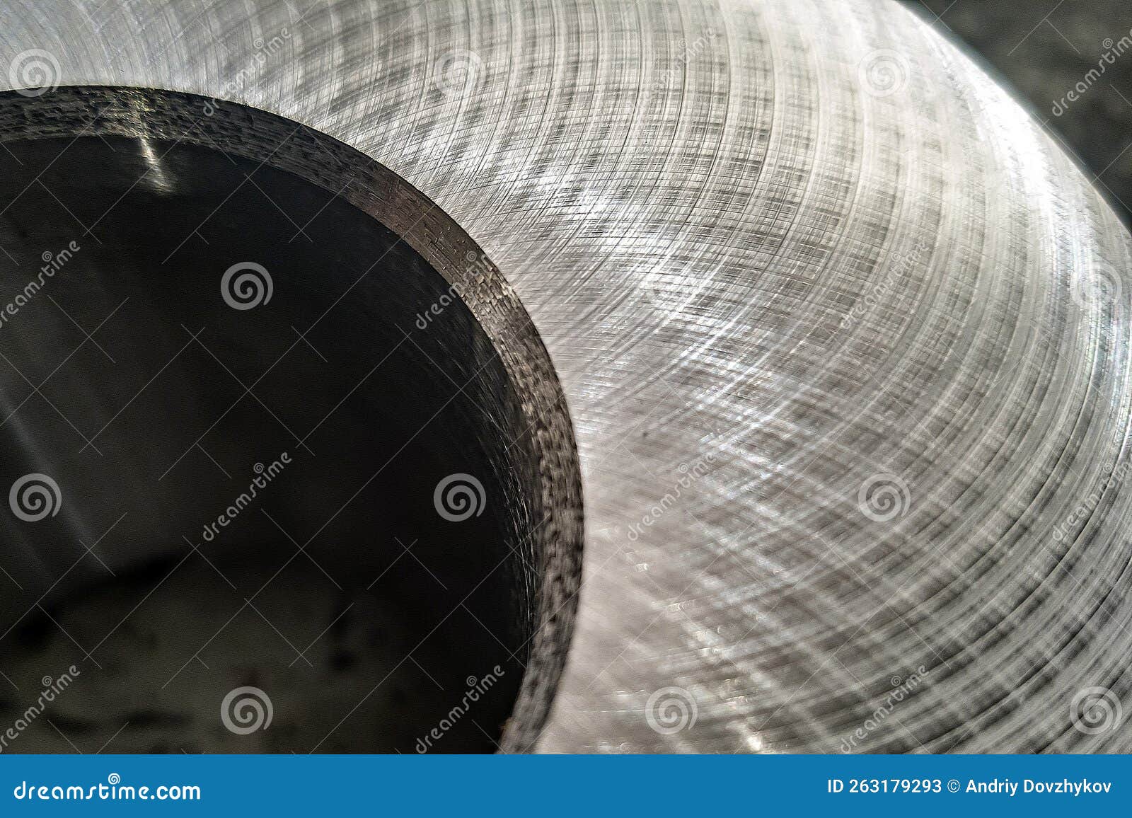 The Polished Surface of the End Face of the Round Part, the Pattern and ...