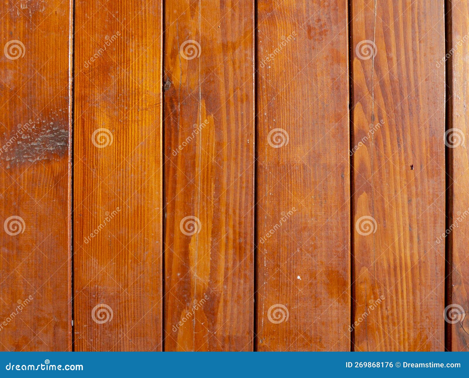 Polished Wooden Plank Surface Flat View Texture Stock Photo - Image of ...