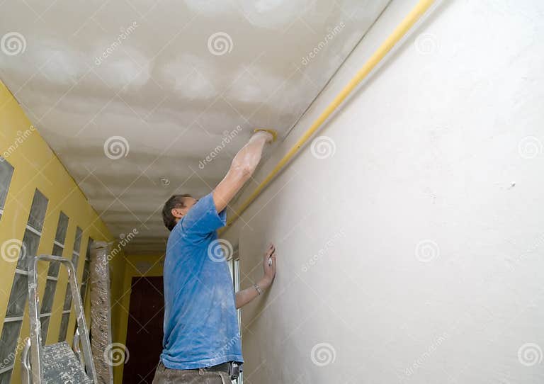 Polishing ceiling stock photo. Image of paper, constructing - 2746754