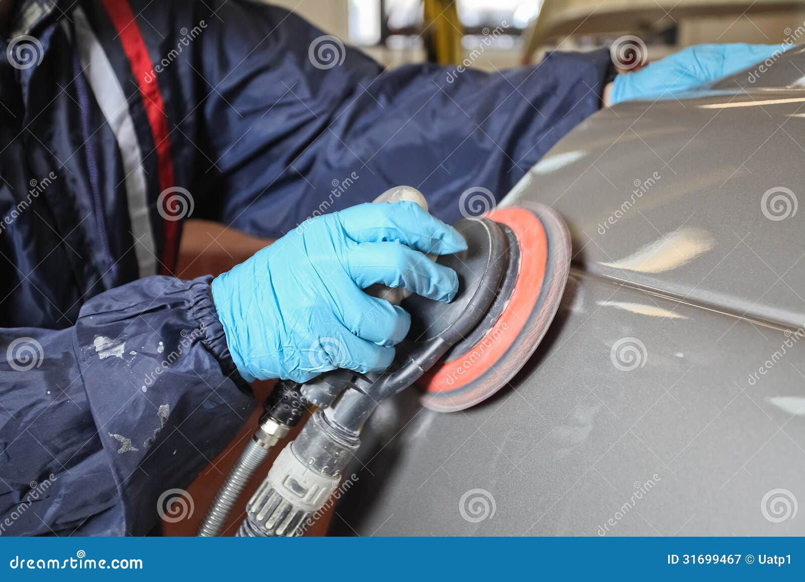 Polishing stock image. Image of equipment, painter, buffer - 31699467