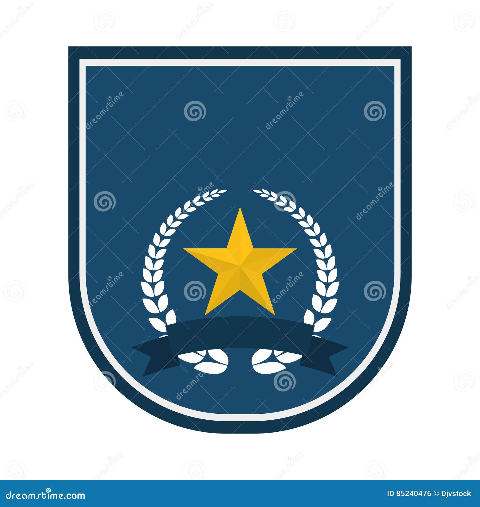 Polissymbolsbild stock illustrationer. Illustration av snut - 85240476