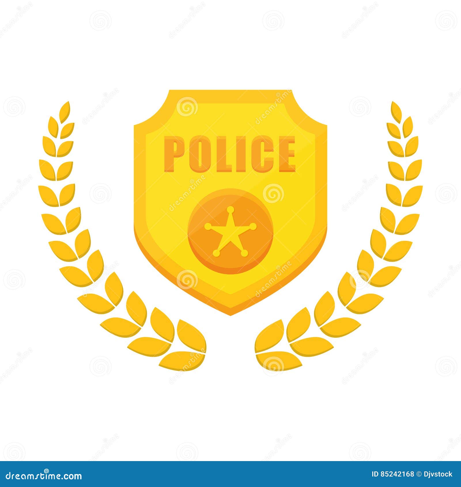 Polissymbolsbild stock illustrationer. Illustration av tryckspruta ...