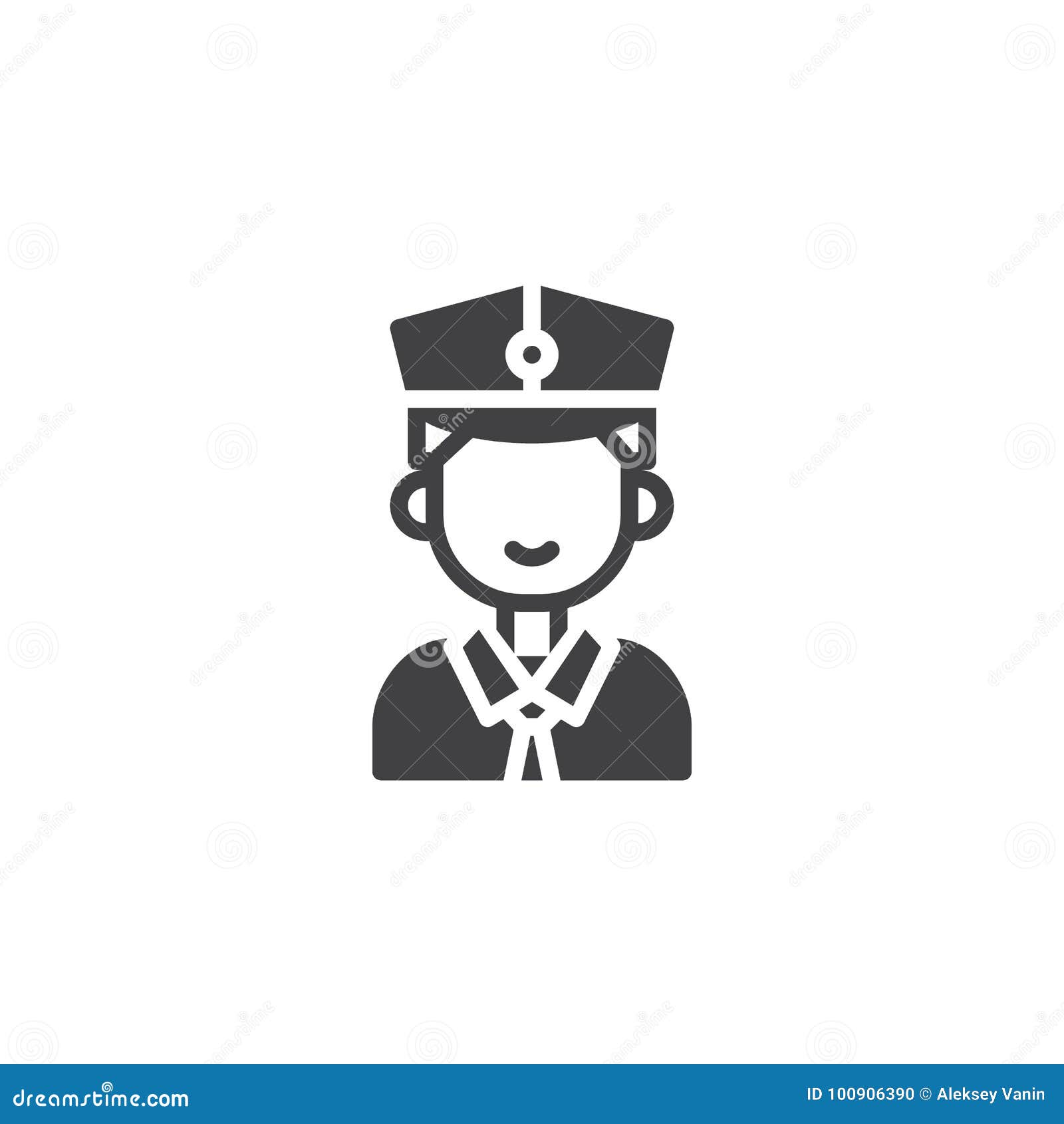 Polissymbolsvektor vektor illustrationer. Illustration av logotyp ...