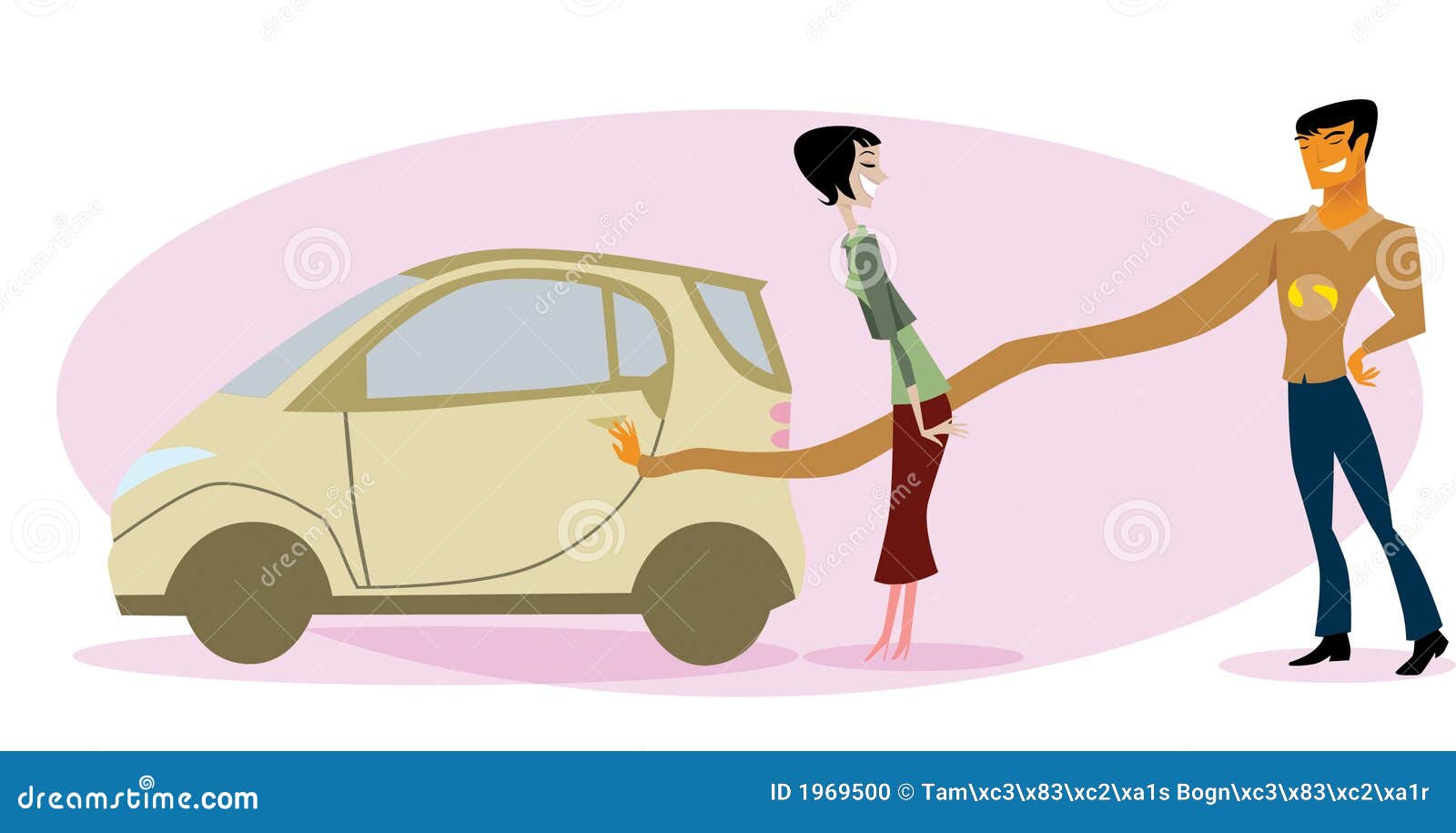 Polite_man stock illustration. Illustration of cute, door - 1969500