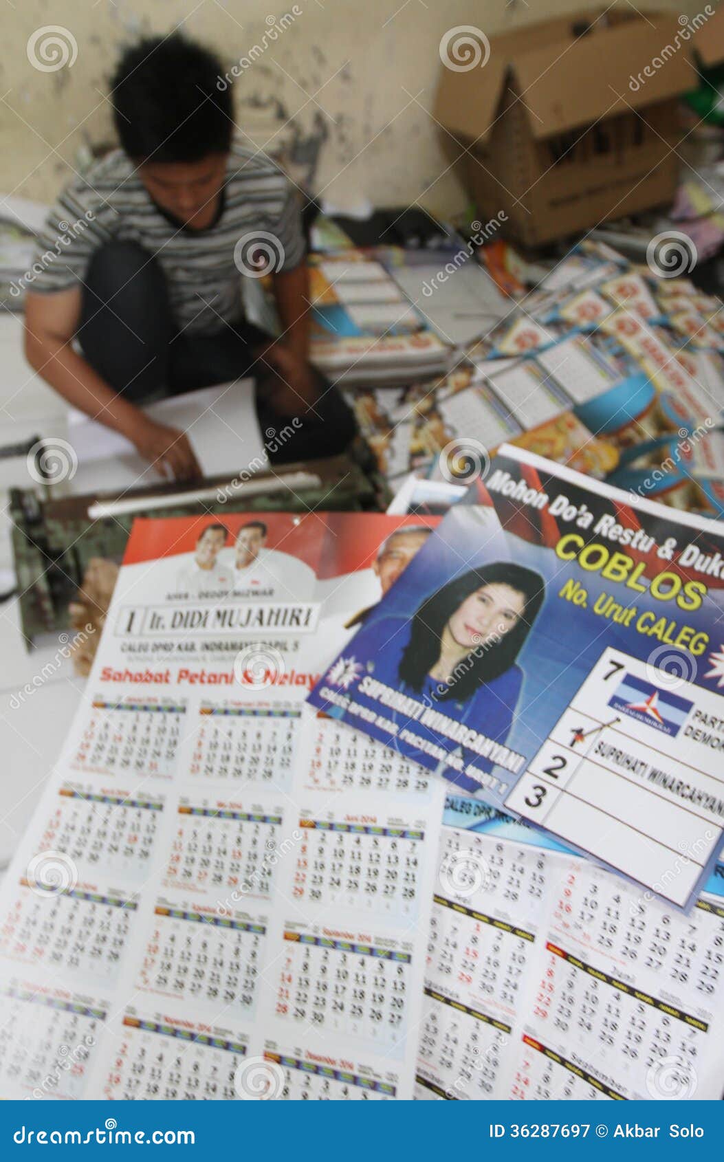 Political calendar editorial photography. Image of asia - 36287697