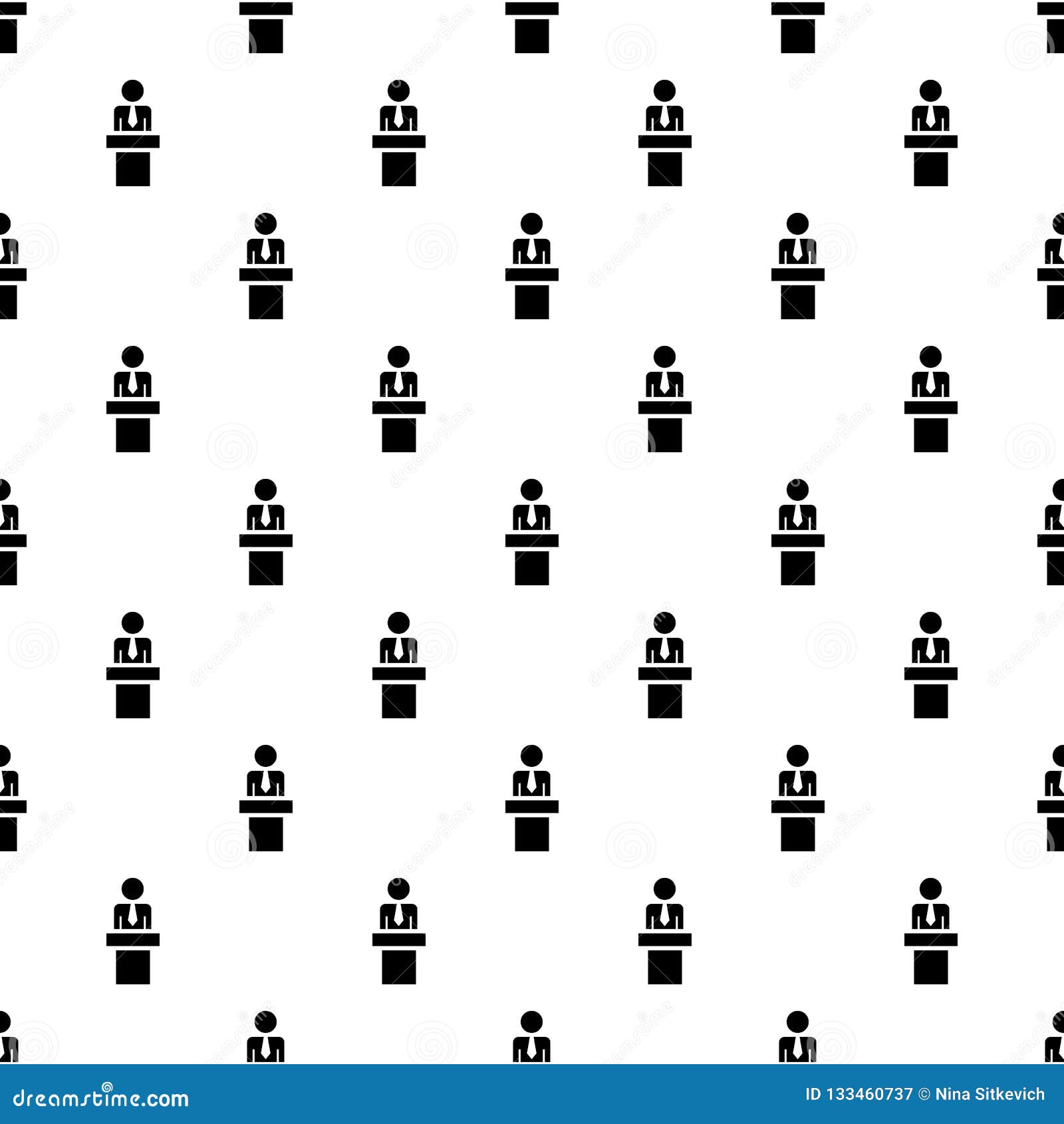 Political Candidate Pattern Seamless Vector Stock Vector - Illustration ...