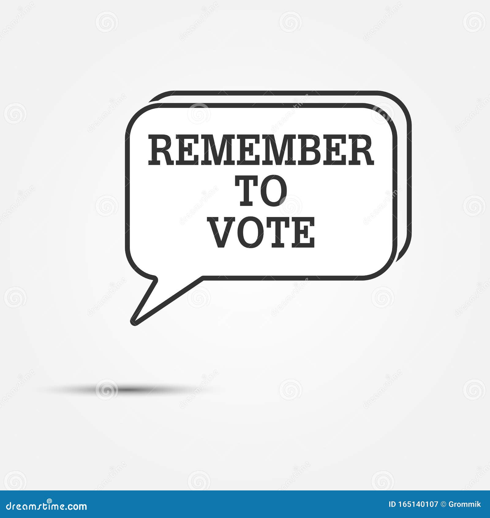 Political Concept. Frame with Text REMEMBER TO VOTE Stock Vector ... Political Concept. Frame with Text REMEMBER TO VOTE Stock Vector ...