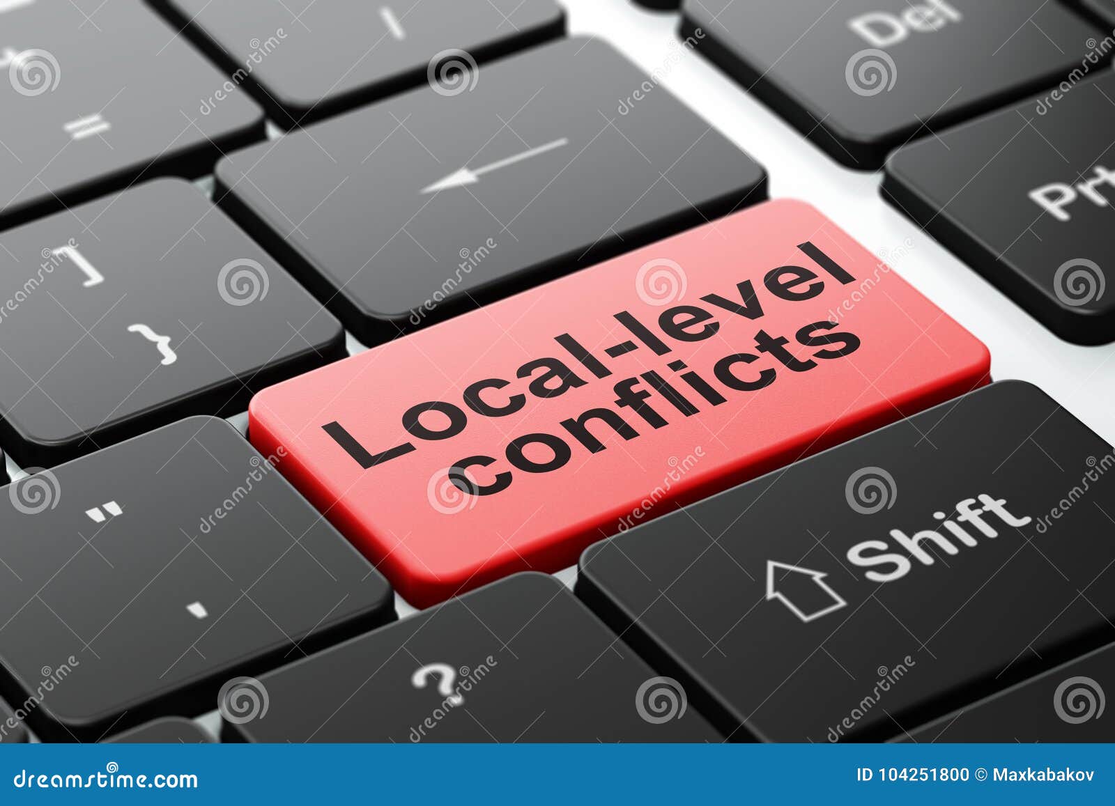 Political Concept: Local-level Conflicts on Computer Keyboard ...