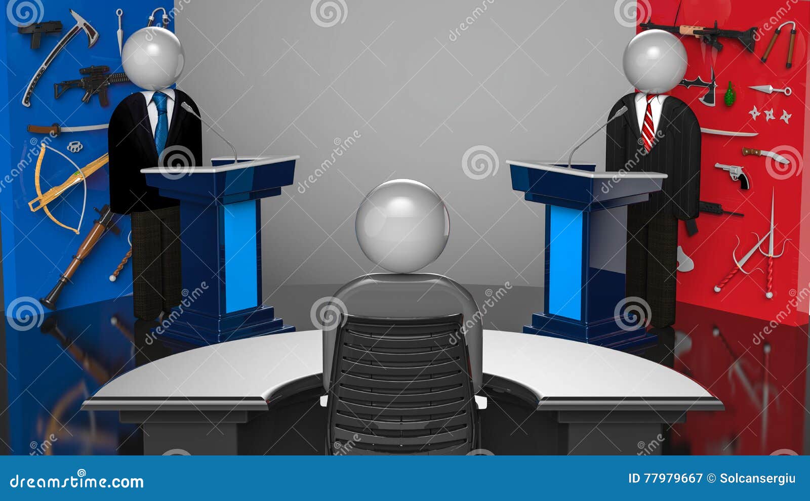 Political Debate stock illustration. Illustration of leader - 77979667